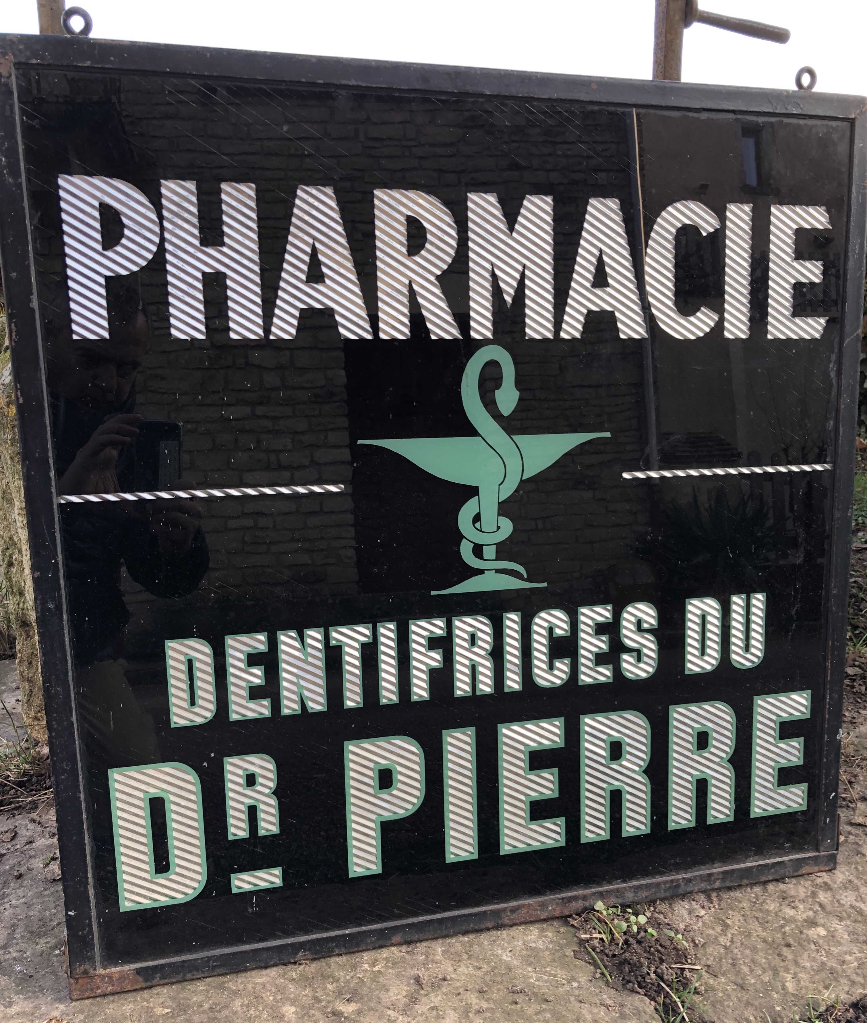 Pharmacy vintage sign - Latest finds - Guy Laurent Setruk Antiquities